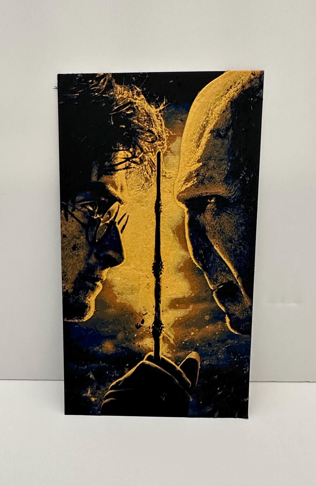3D Printed Poster Harry Potter & Voldemort Wall Decor Art - Etsy