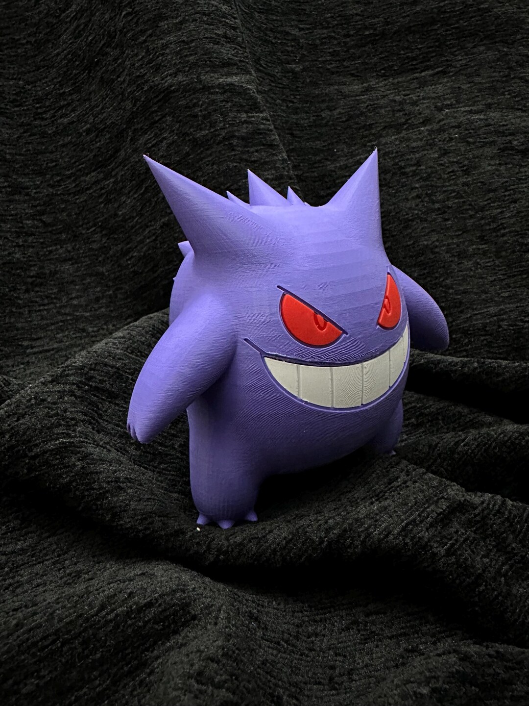 3D Printed Gengar Gift Figure Purple Pokémon ghost - Etsy