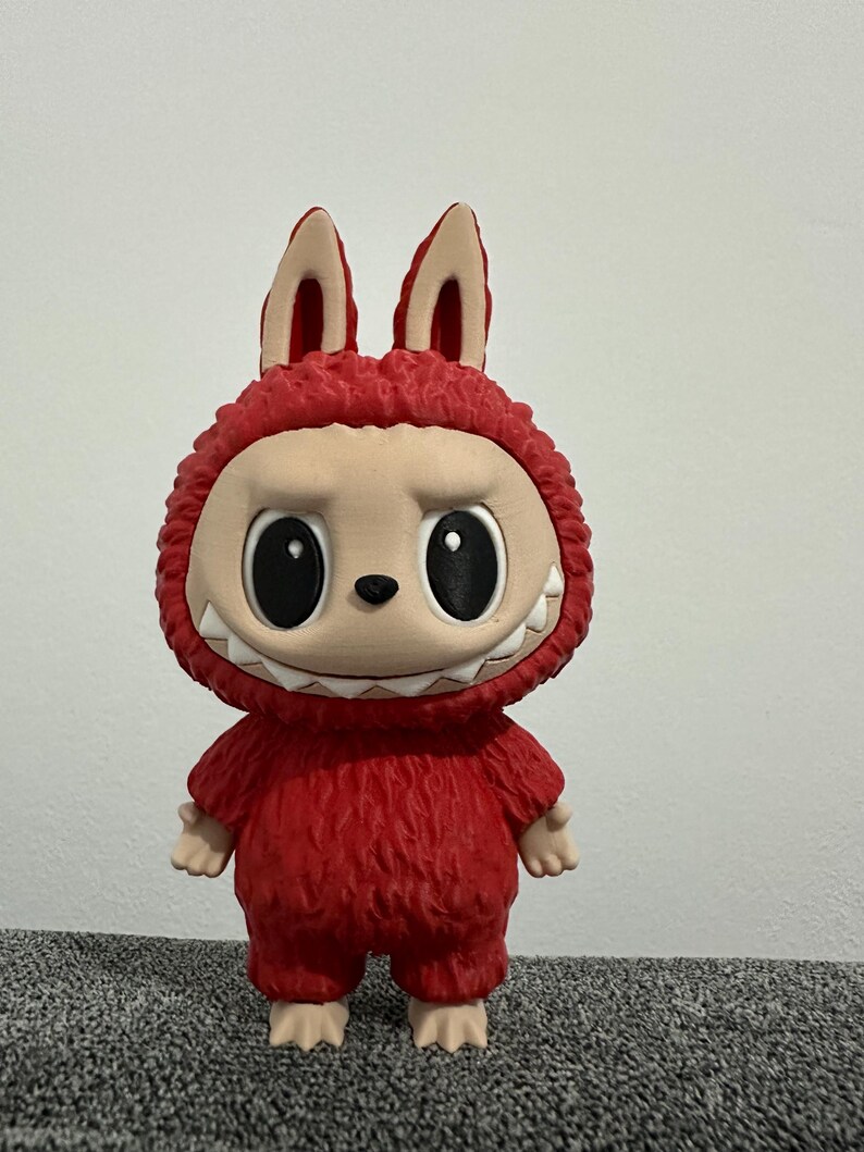 Labubu Monster Figure | 3D Printed Collectible Toy - Etsy