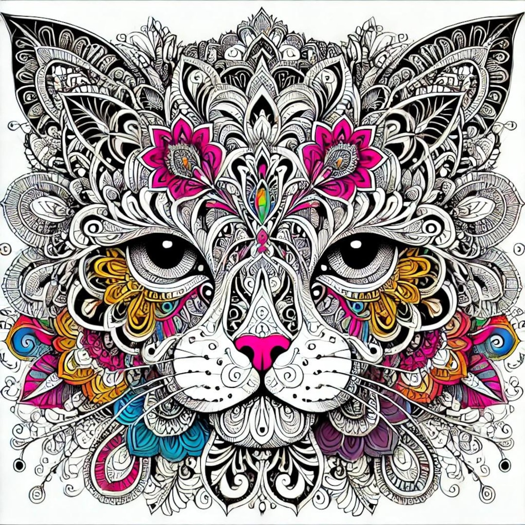 25 Fantastic Animal Mandalas for Creativity and Relaxation - Etsy