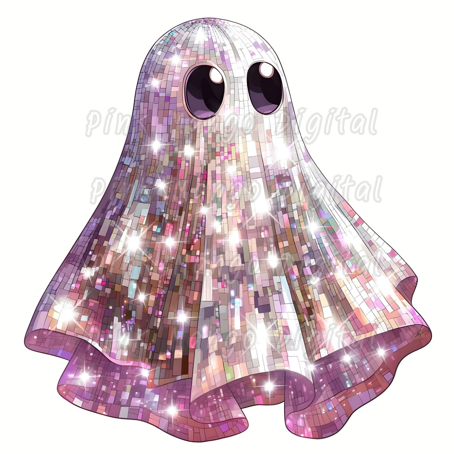 Disco Ghost Clipart | Disco Cute Ghost L Disco Boo PNG | Halloween ...
