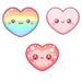 Kawaii Heart Clipart Bundle: 30 Pastel PNG Files - Valentine's Day ...