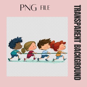 Field Day Clipart PNG Bundle | Kids Sports Day Illustrations | School ...