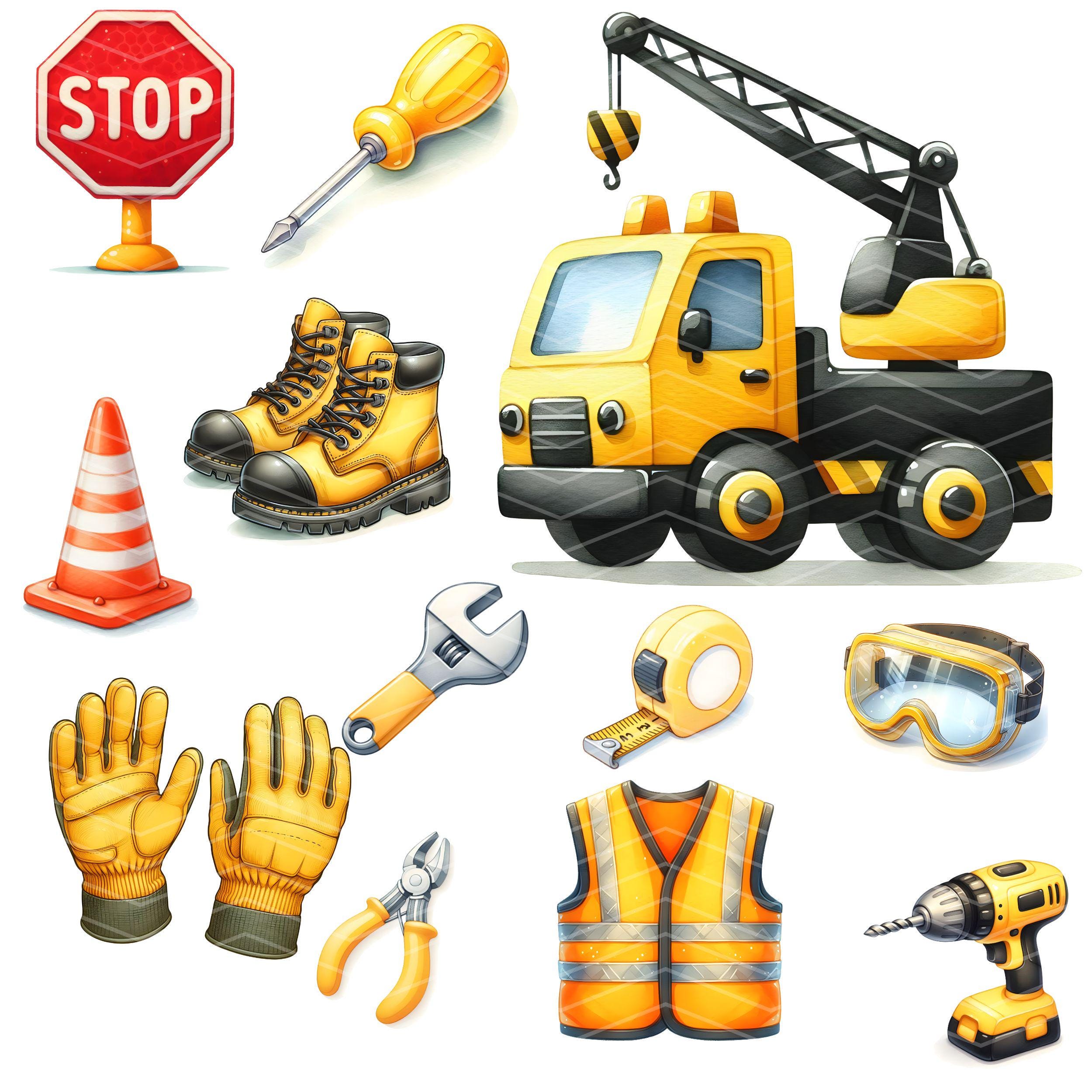 Construction Vehicles & Workers PNG Clipart, Bulldozer , Cement Truck ...