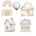 Watercolor Baby Toys Clipart Bundle | Cute Baby Toys PNG | Nursery ...