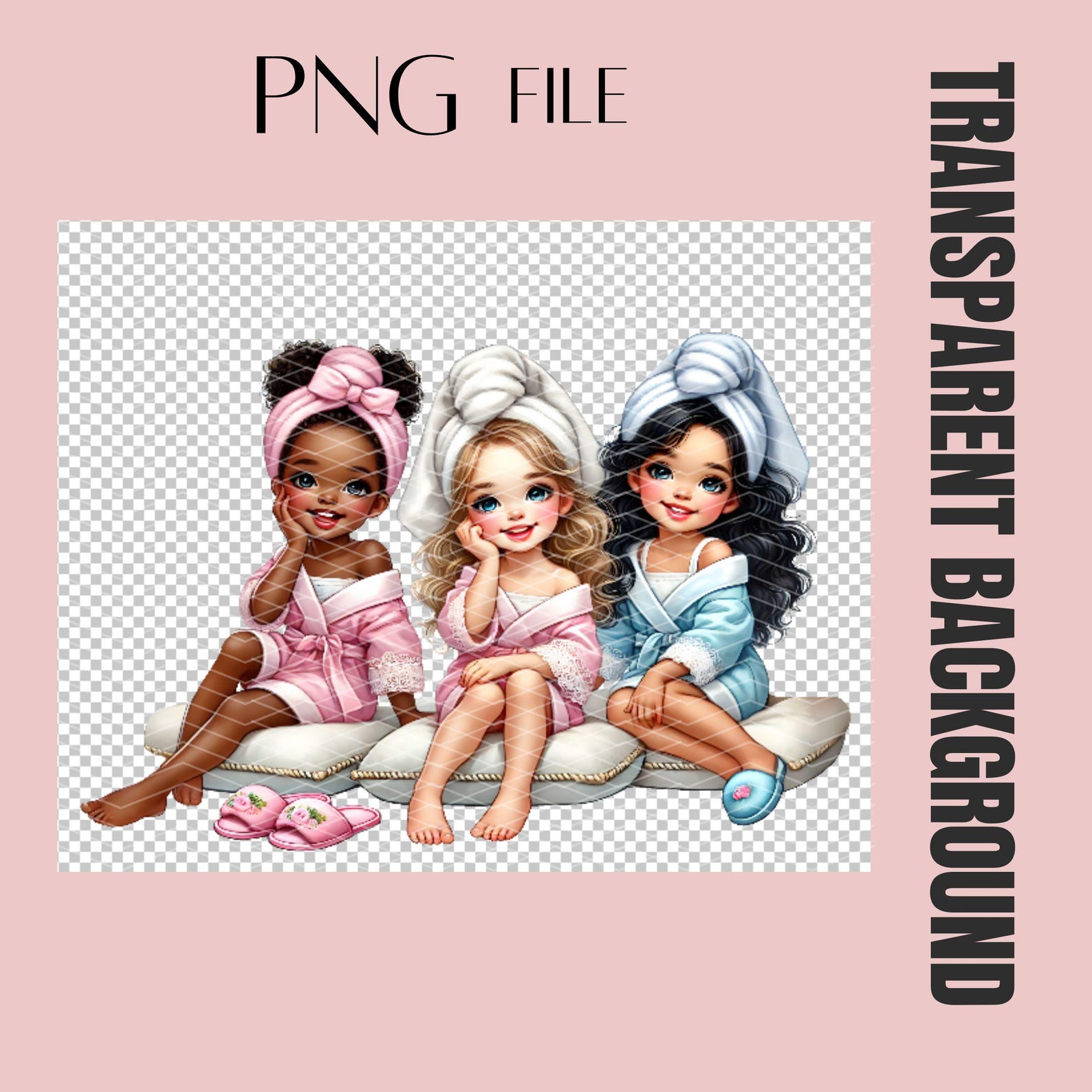 Girl Spa Party Clipart Set, Glam Girl Clipart, Cute Spa Girl, Spa Day ...