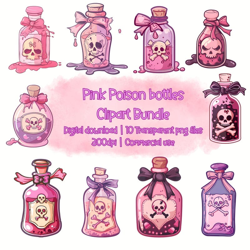 Halloween Poison Bottles - Etsy