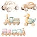 Watercolor Baby Toys Clipart Bundle | Cute Baby Toys PNG | Nursery ...