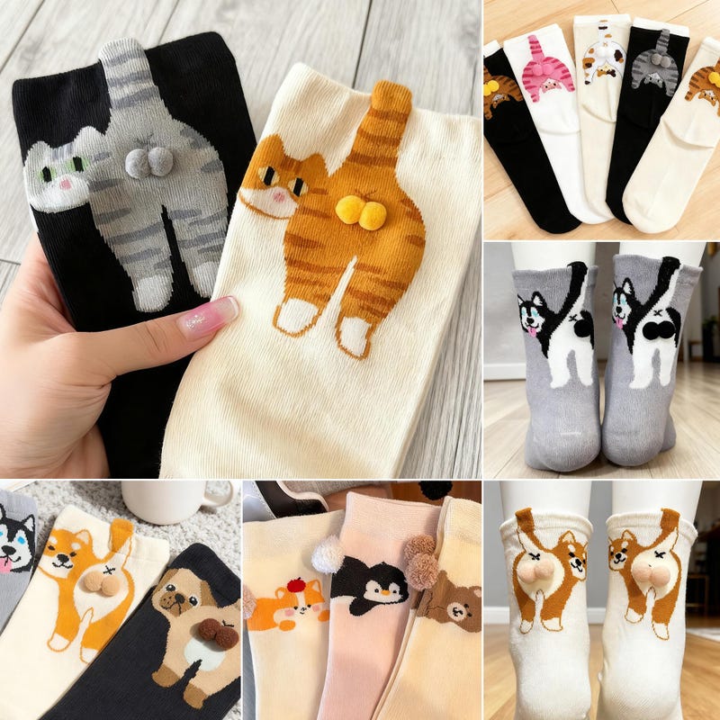 3 D Dog Socks - Etsy