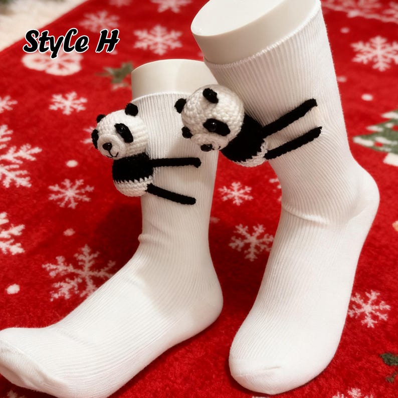 3D Knit Animal Sloth Socks Koala/santa Claus/snowman/elk/panda/cat ...