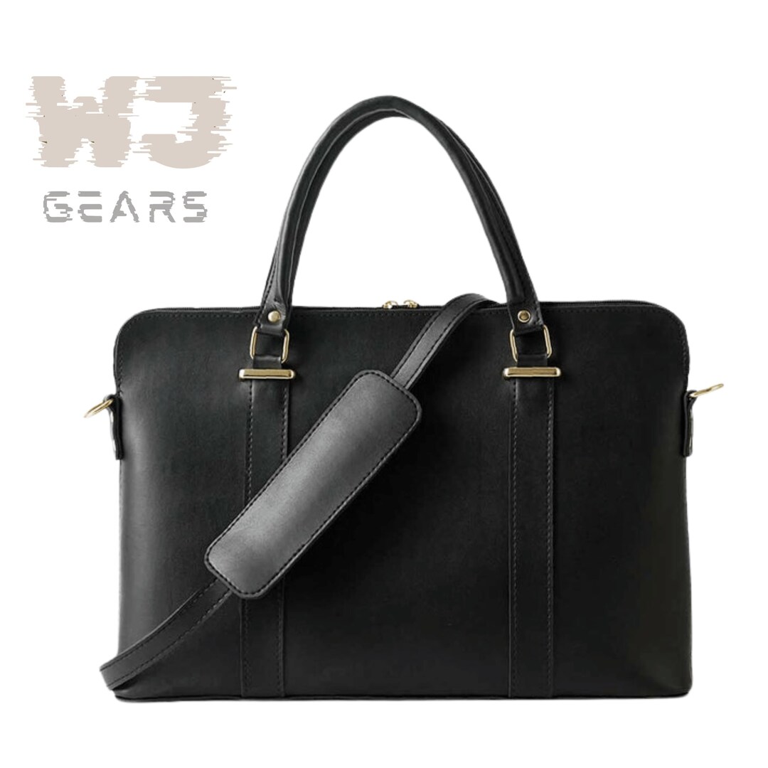 Cowhide Leather Laptop Bag, Top Handle Carry Sleeve, Groomsmen Gift - Etsy