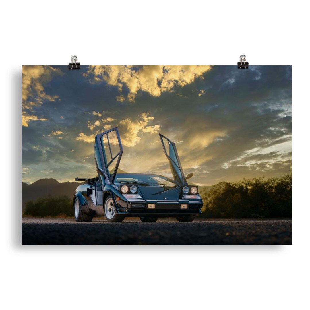 Lamborghini Countach Photo Print - Etsy