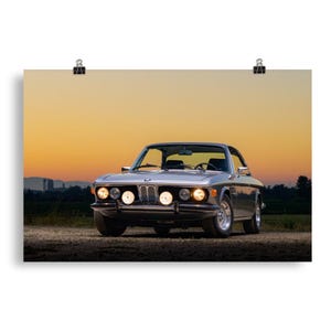 BMW E9 Poster - Etsy
