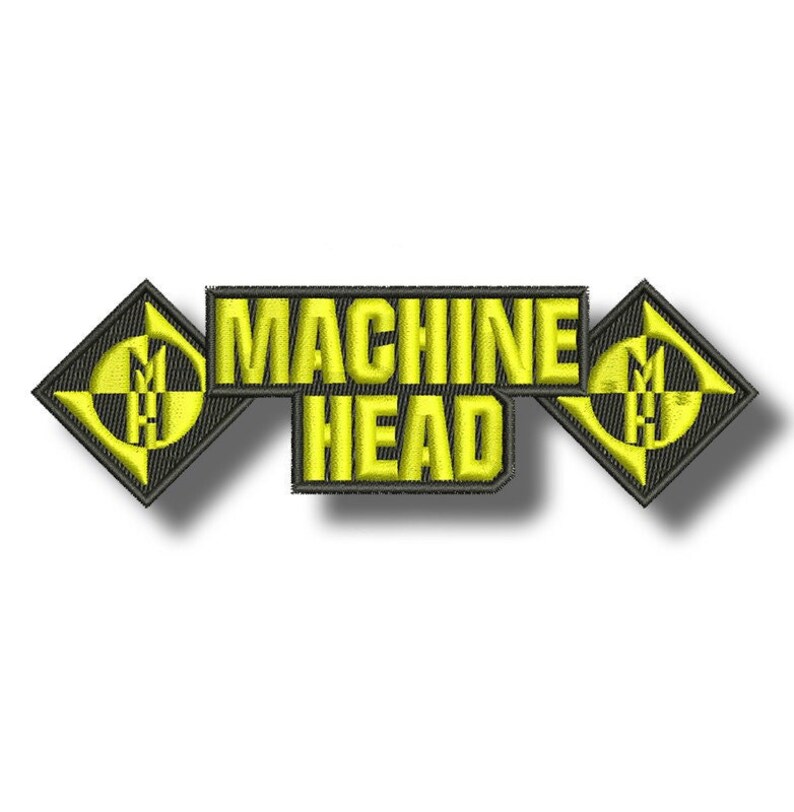 Machine Head Patch Badge Applique Embroidered Iron on 0cca37 - Etsy