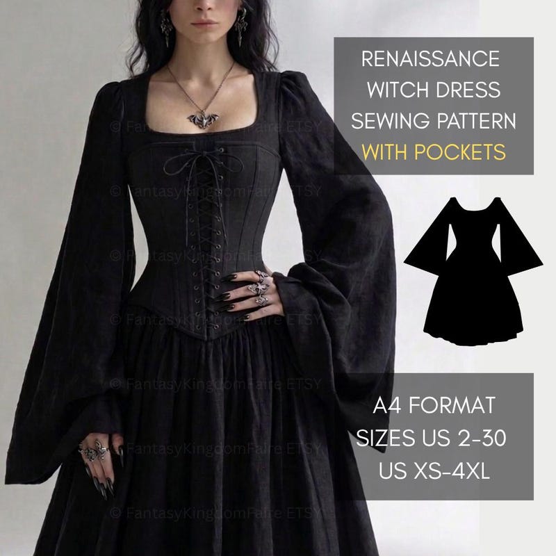 Witch Renaissance Dresses - Etsy