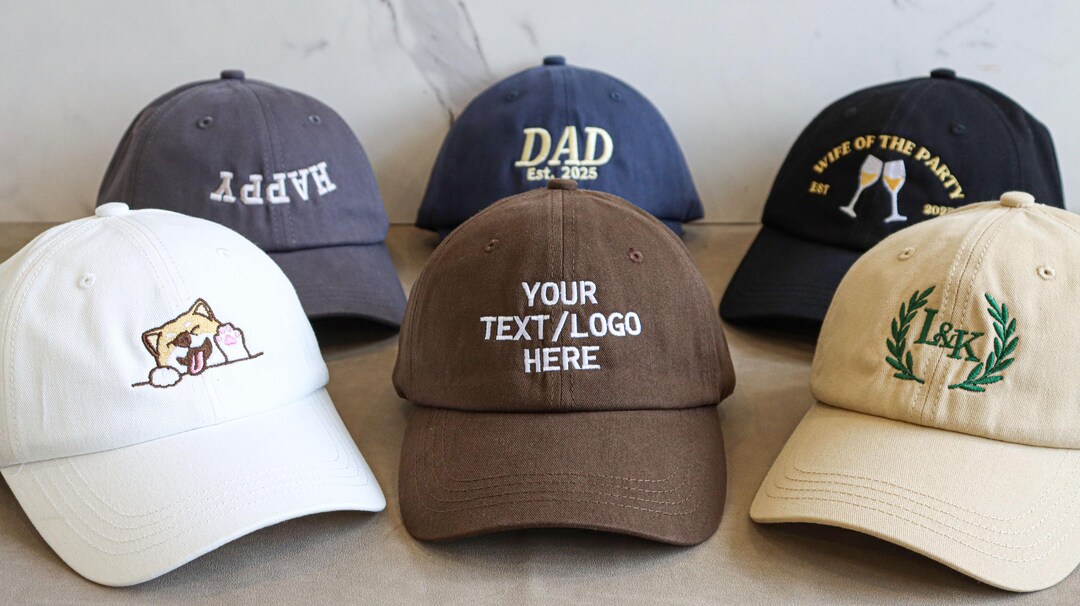 Customized Text/logo Baseball Cap, Embroidered Cap, Customized Neutral ...