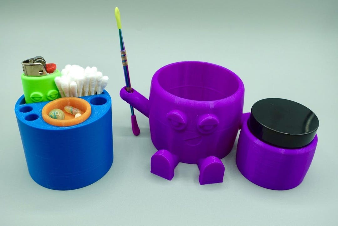 3D Printed Dab Station Organizer, Concentrate Tool Holder - Etsy