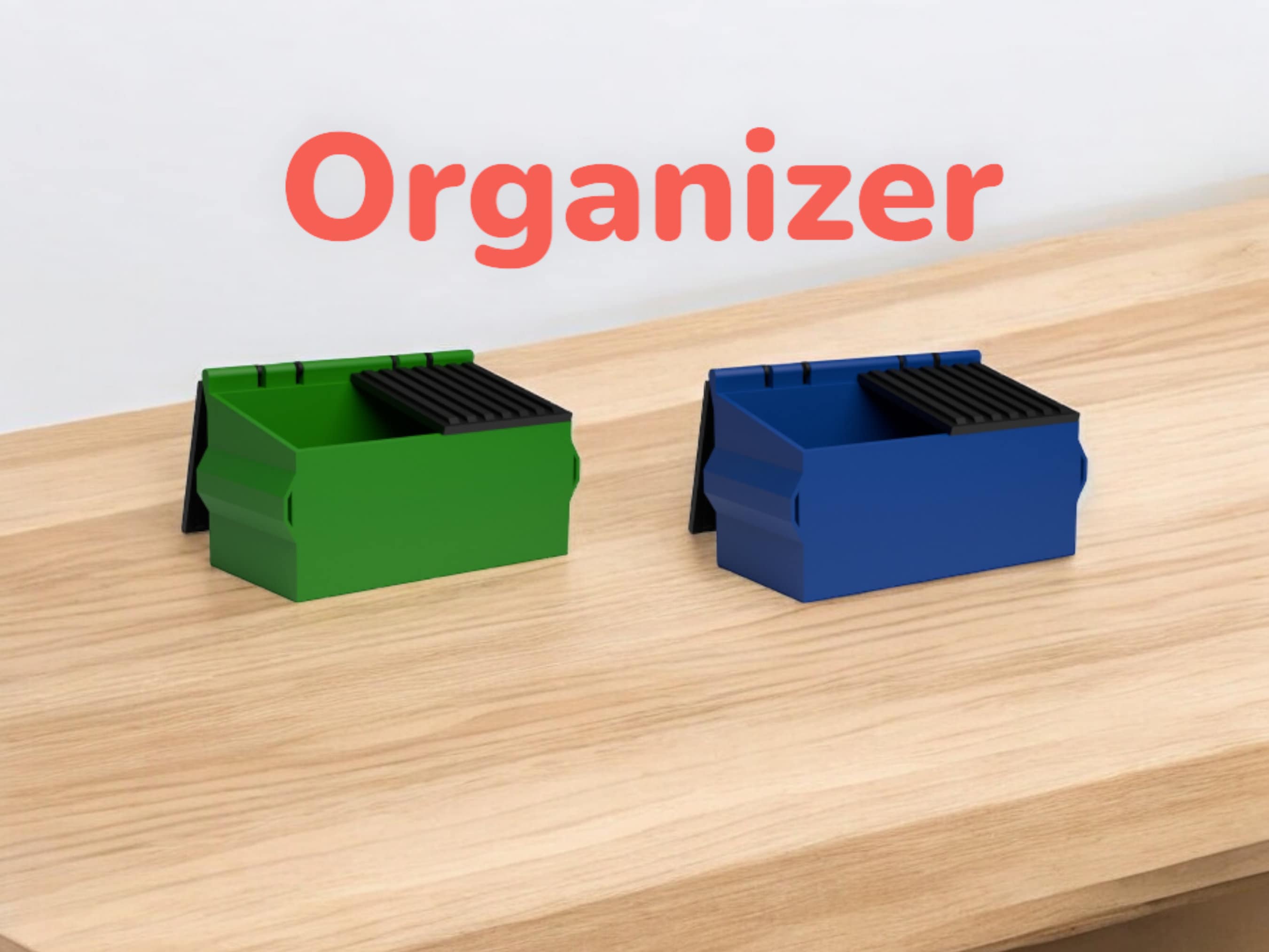 Desk Organizer, Dumpster, 3D Print, Trashcan, Gift - Etsy