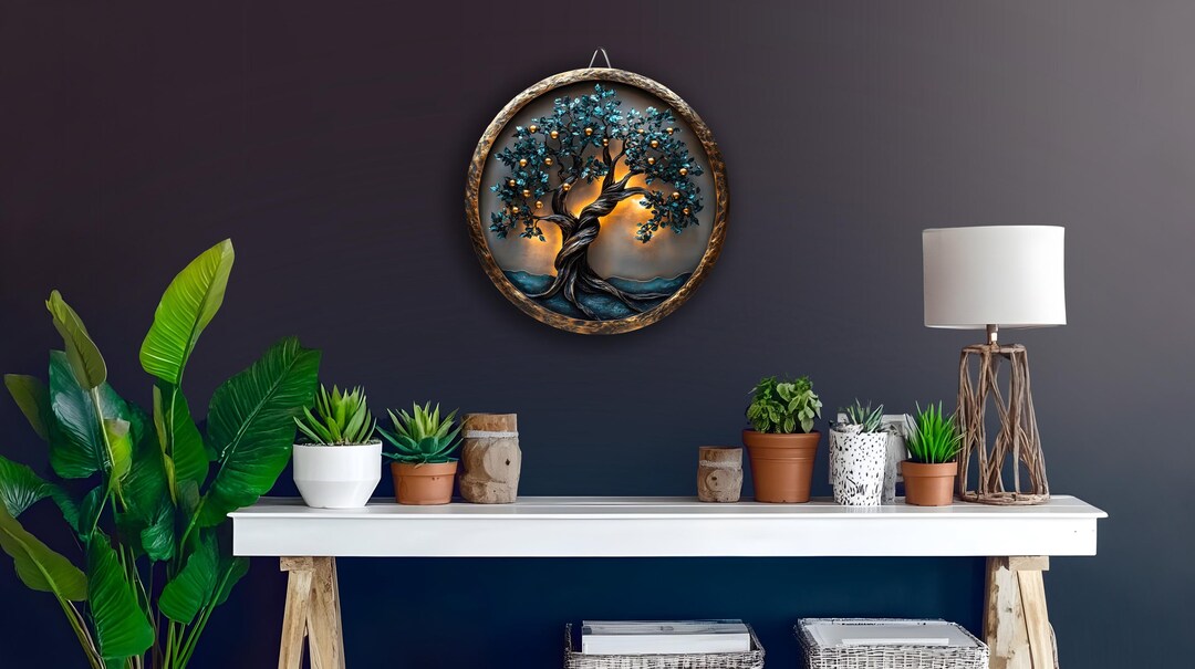 Enchanted Golden Tree of Prosperity_wood Signs_sp041_sp01 - Etsy