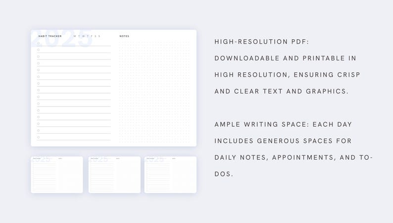 2025 to Do List | Printable List Page | Daily Organiser | Check List ...