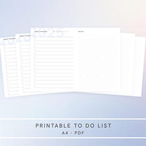 2025 to Do List | Printable List Page | Daily Organiser | Check List ...