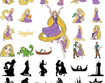 Rapunzel SVG Bundle, Tangled Svg, Rapunzel Svg Files for Cricut and ...