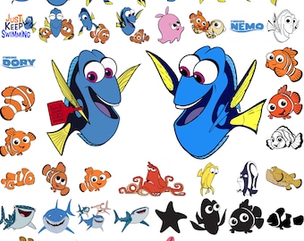 Finding Nemo SVG Bundle, Dory Svg & Png Files for Cricut, Nemo Png ...
