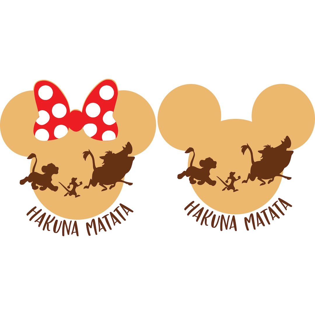 Hakuna Matata Svg Bundle, Hakuna Matata Svg, Family Trip Svg, Hakuna ...