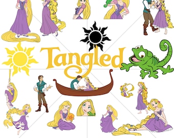 Rapunzel SVG Bundle, Rapunzel Svg Files for Cricut and Silhouette ...