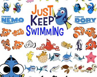 Finding Nemo SVG Bundle, Dory Svg & Png Files for Cricut, Nemo Png ...