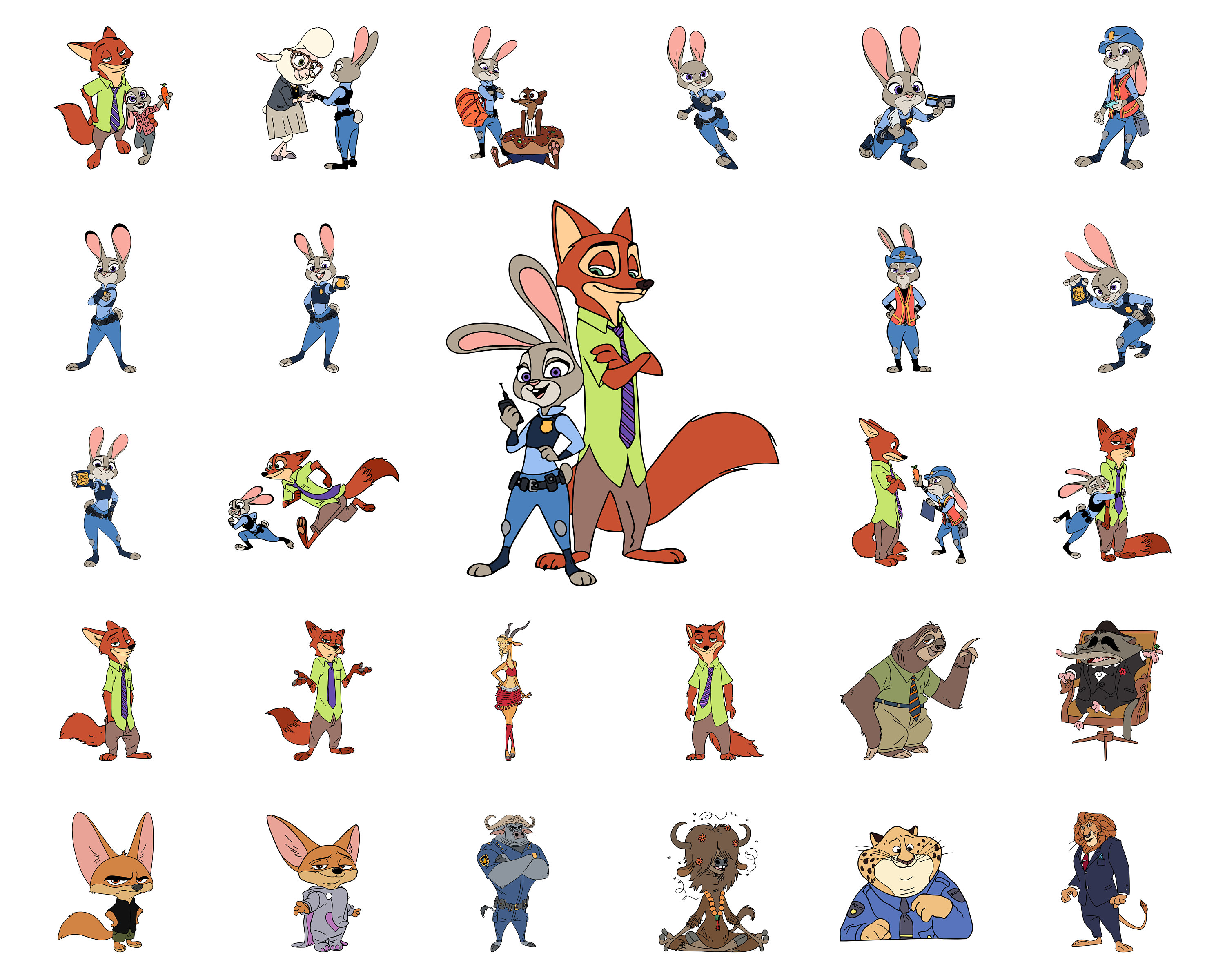 Zootopia Cartoon Movie, Zootopia SVG, Zootopia Clipart, Zootopia Svg ...