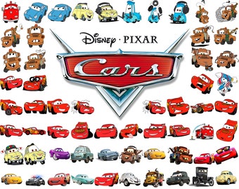 Cars Face SVG Bundle, Cars Svg, Lightning Mcqueen Svg, Cars PNG Clipart ...