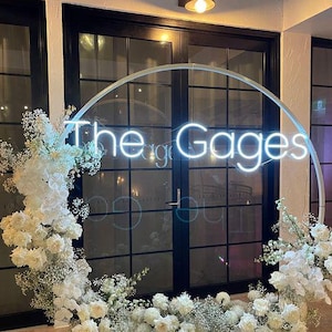 Custom Aesthetic Wedding Sign, Custom Neon Sign, LED Light Sign, Room ...