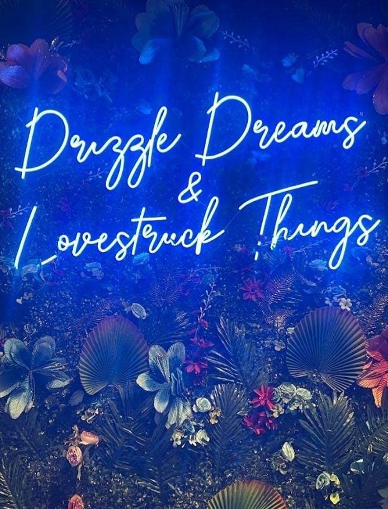 Custom Neon Sign, Name Neon Sign, Neon Sign Battery Operated, Wedding ...