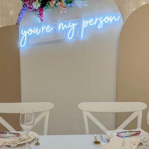 Custom Aesthetic Wedding Sign, Custom Neon Sign, LED Light Sign, Room ...