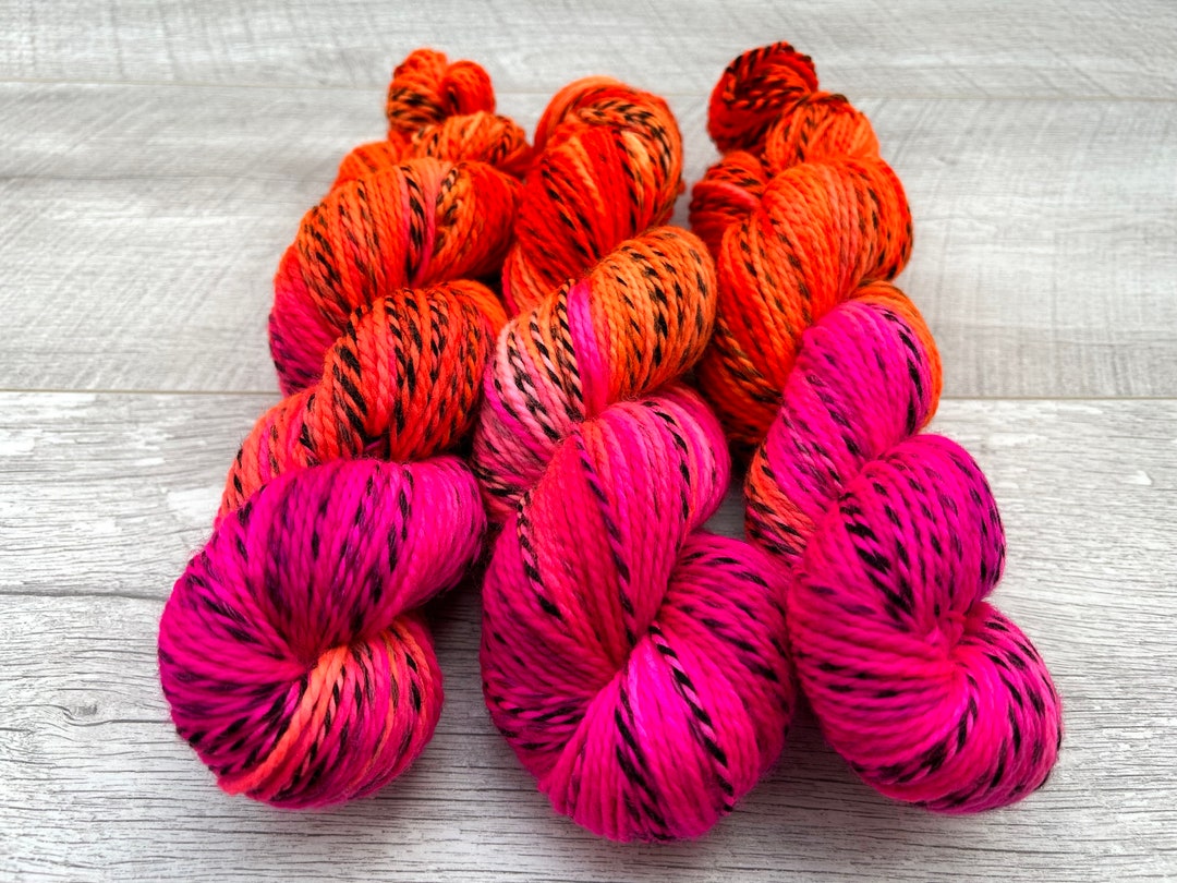 100g DK Zebra Yarn Hand Dyed Superwash Merino - Etsy