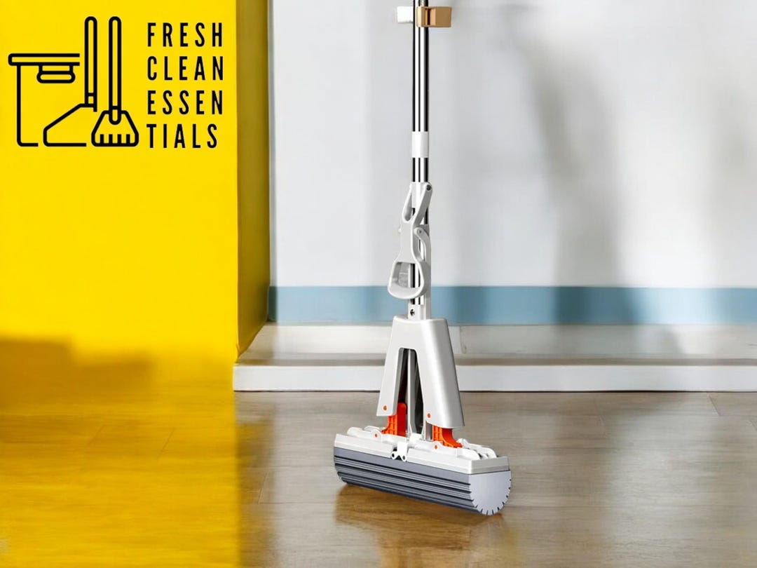 Home Floor Mop Cleaner Indoor Handle Foldable Kitchen Accessories ...