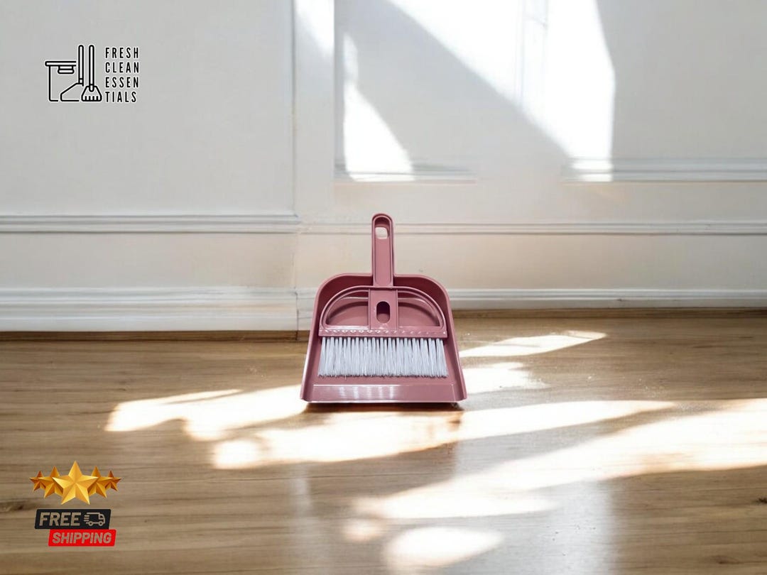 Mini Cleaning Kit Dustpan and Broom Set Sweep Brush Pet Care Desktop ...