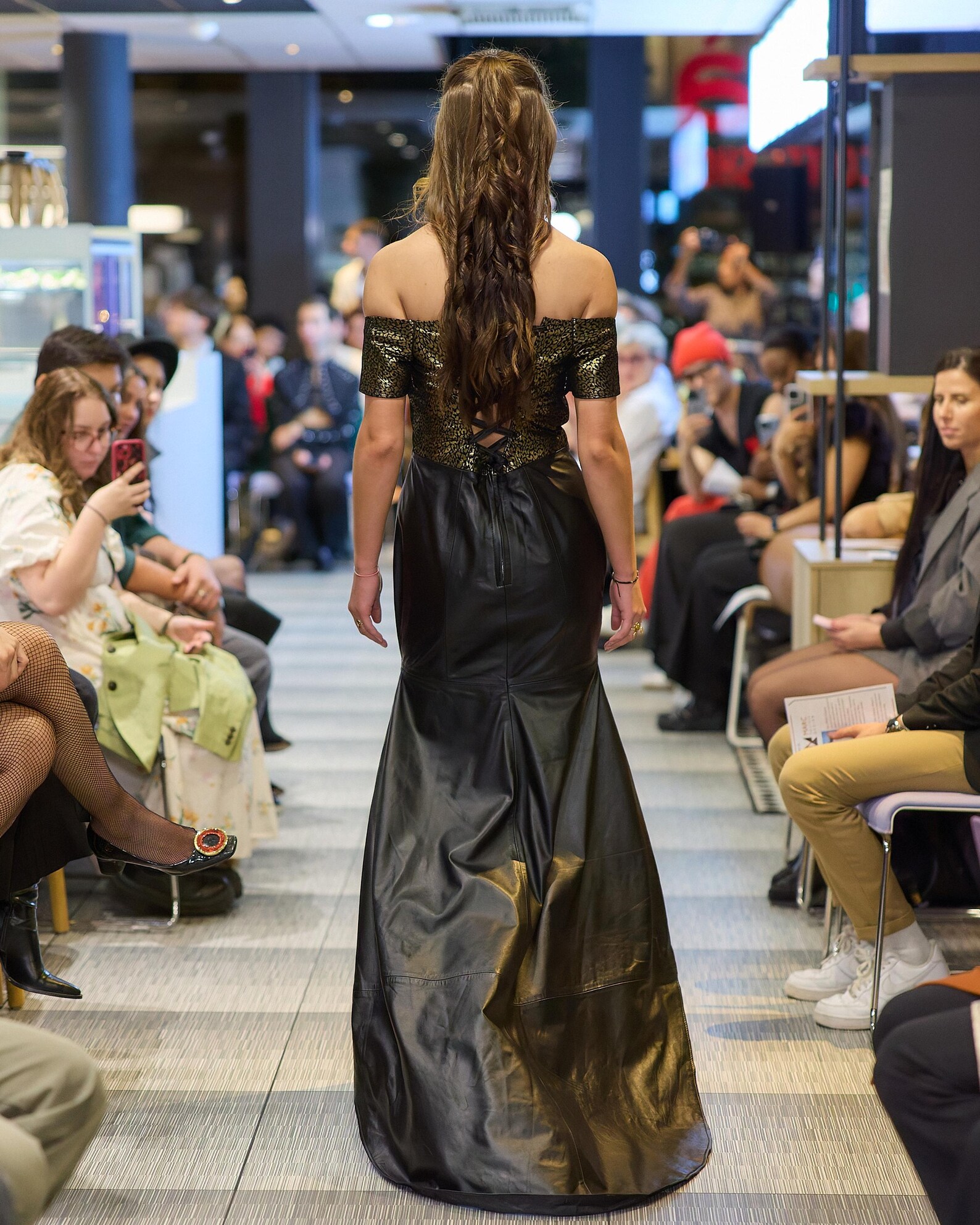 Long Leather Dress - Etsy
