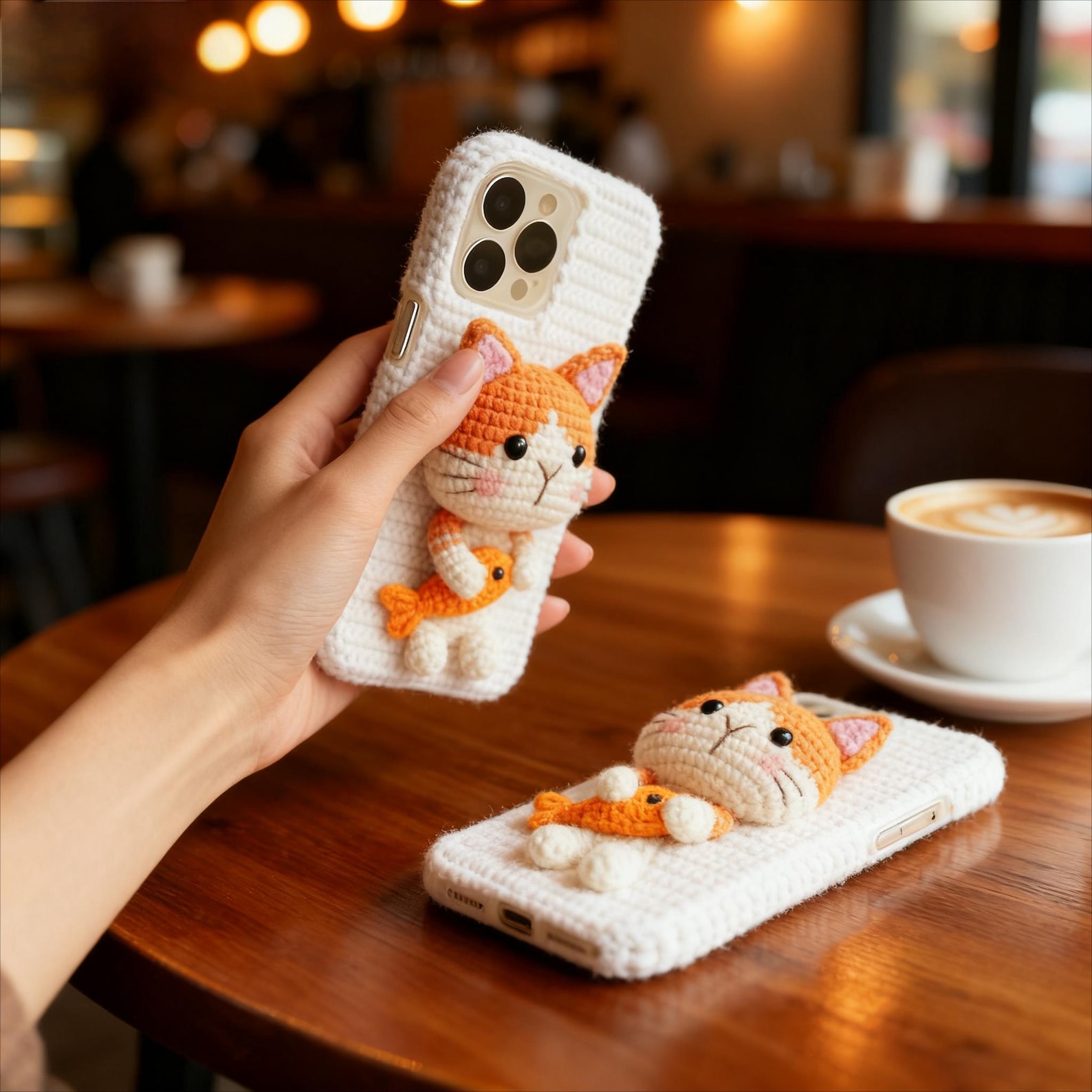 Custom Crochet Phone Case – Handmade Protective Cover – Unique Knit ...
