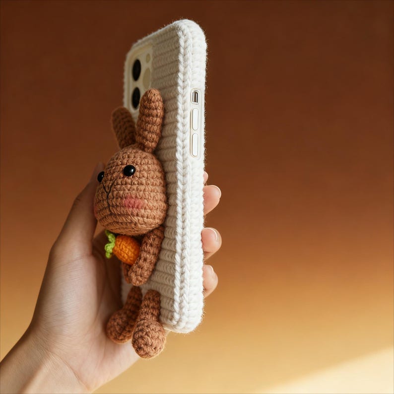 Custom Handmade Crochet Phone Case – Personalized Mobile Cover, Boho ...