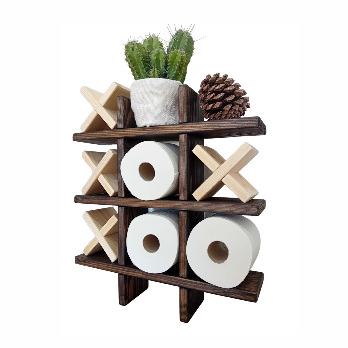 Toilet Paper Holder Unique Wooden Shelf for Toilet and Bathroom Х0 ...