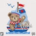 Teddy Sailor - Adorable Baby Item Xstitch PDF Pattern for Modern ...