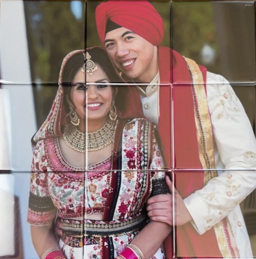 Personalized Photo Magnets Custom Photo Magnets in Grid Format Sized 7 ...