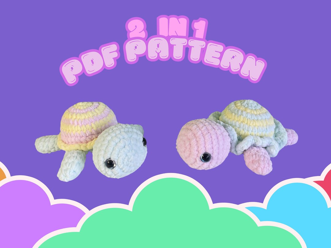 Turtle Crochet Pattern, Tortoise Crochet Pattern, Amigurumi Crochet ...