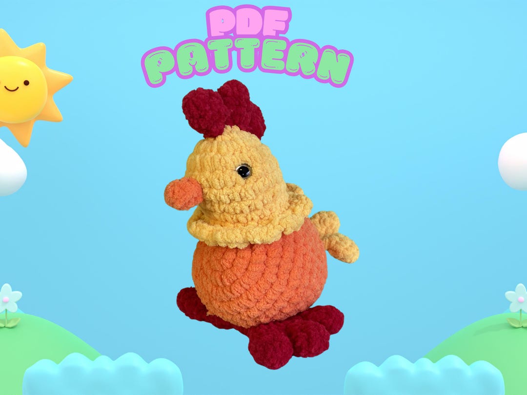 Chicken Crochet Pattern, Chicken Crochet Patterns, Amigurumi Crochet ...