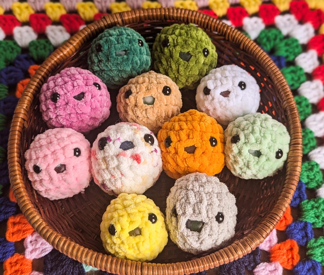 Crochet Squish Bug Stress Ball, Fidget Toy. - Etsy