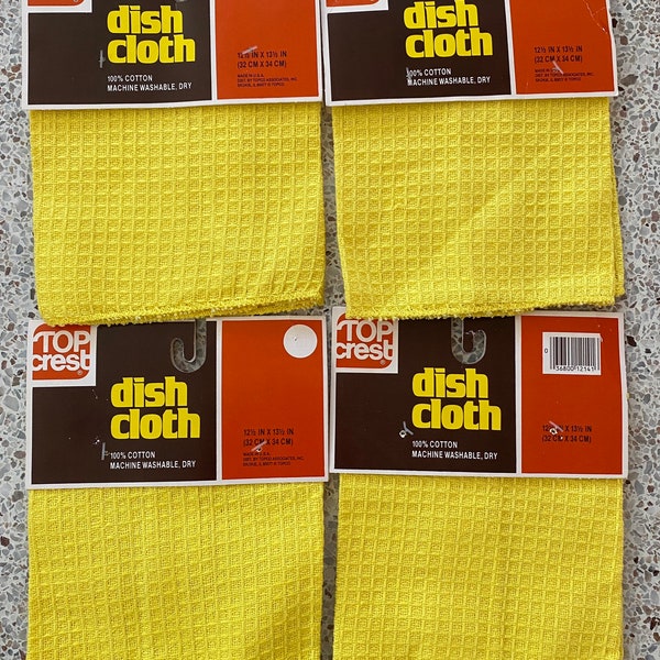 Yellow Dish Cloth - Etsy