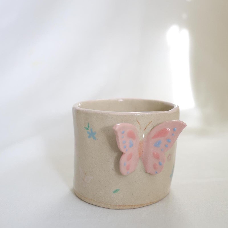 Girly Hand Painted Mug - Etsy UK
