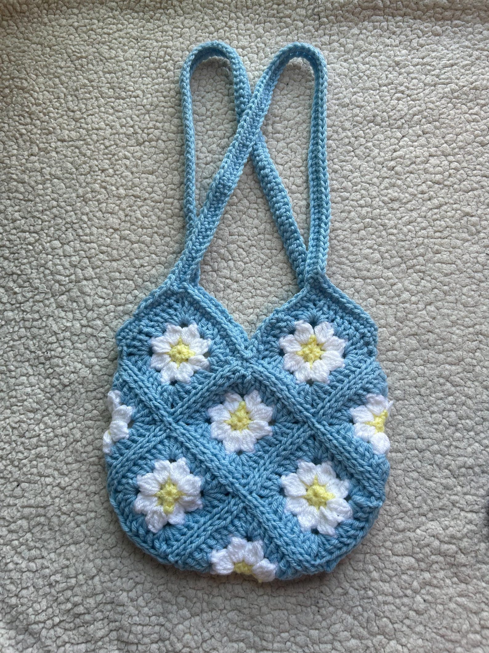 Daisy Granny Square Bag - Etsy